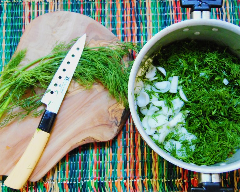 Couscous Végétarien aux fanes de fenouil ( Farfoucha) – Michka's Kitchen